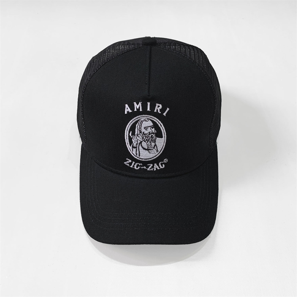 HNQY Zig-Zag Logo Cotton Canvas Cap Men Women Sun Protection Cap ...
