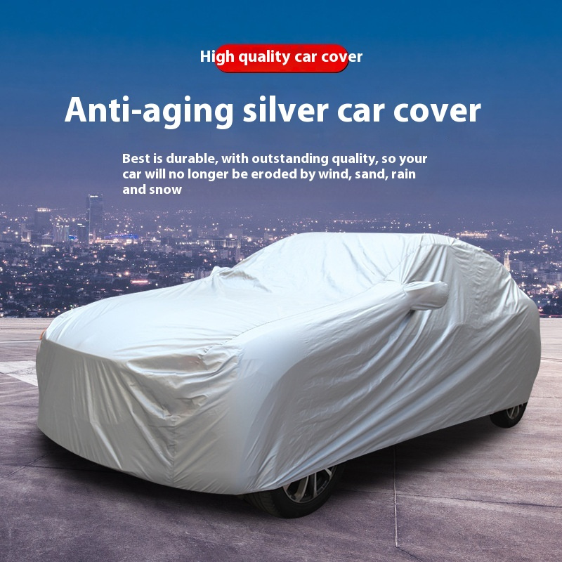 HNSHILP Protect your car in style with this premium silver-coated car ...