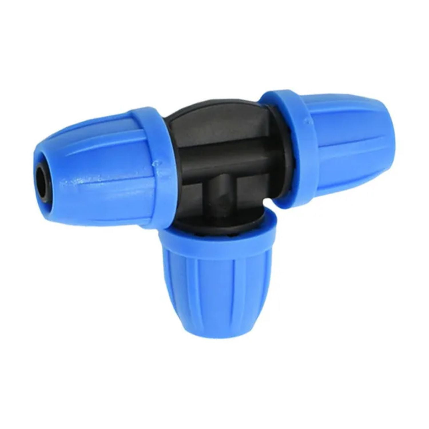 HNTECH 40Pcs Durable Garden Hose 3/8” Tee Barb Connector with Lock Nut ...