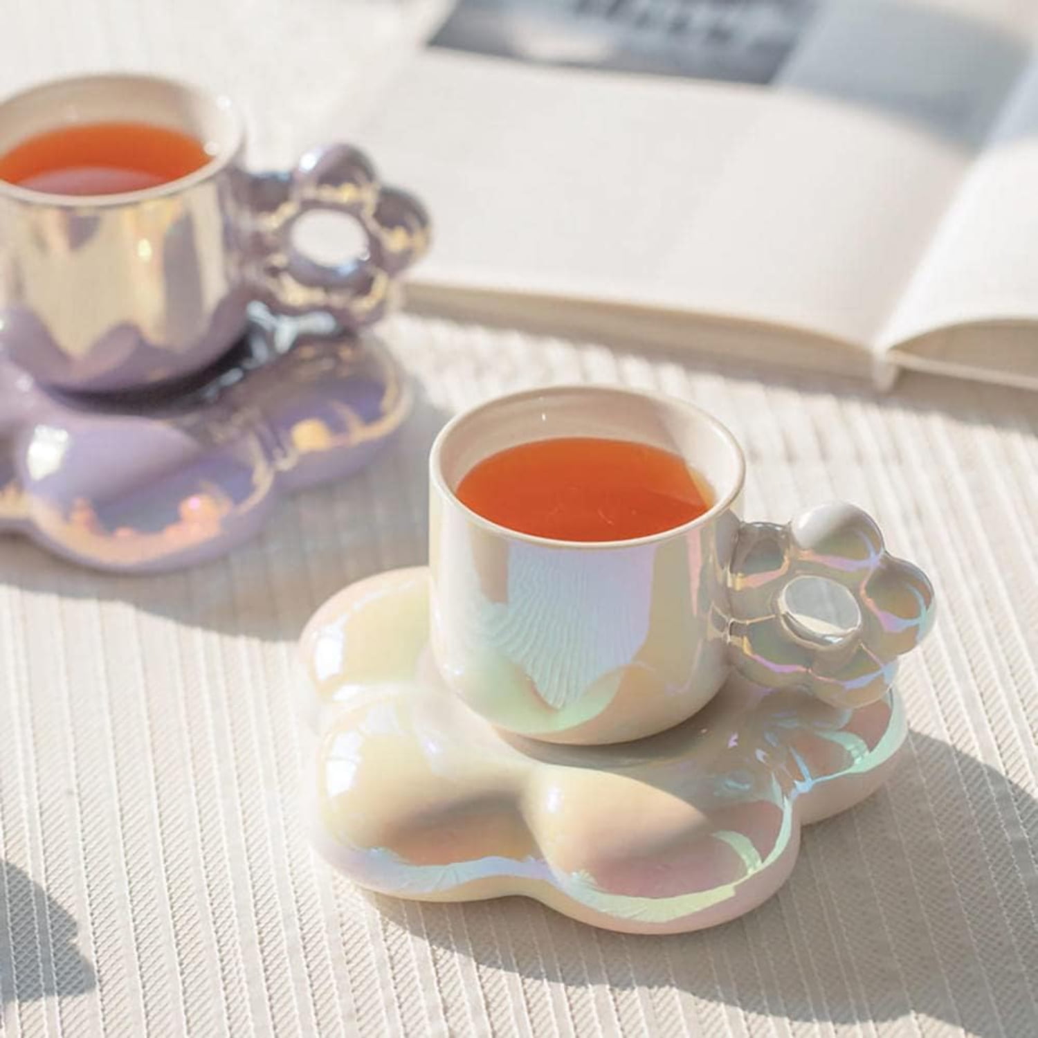 HNTECH Exquisite and elegant ceramic cups and saucers perfect for a ...