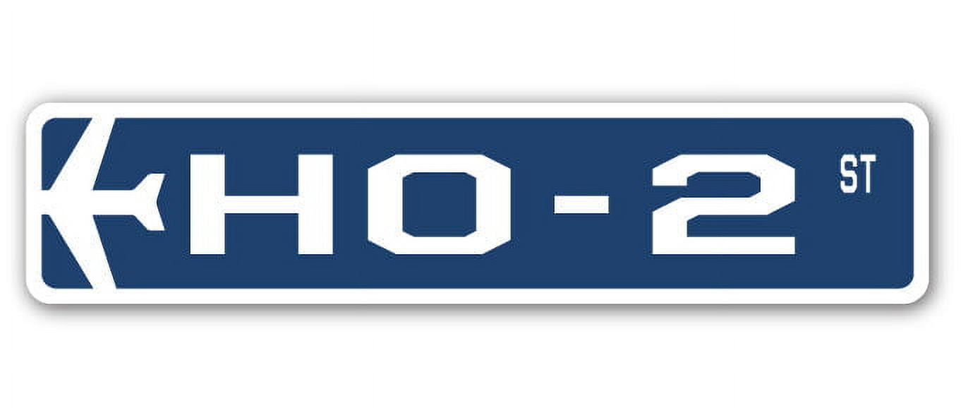 HO-2 Street Sign Air Force Aircraft Military | Indoor/Outdoor | 36 ...