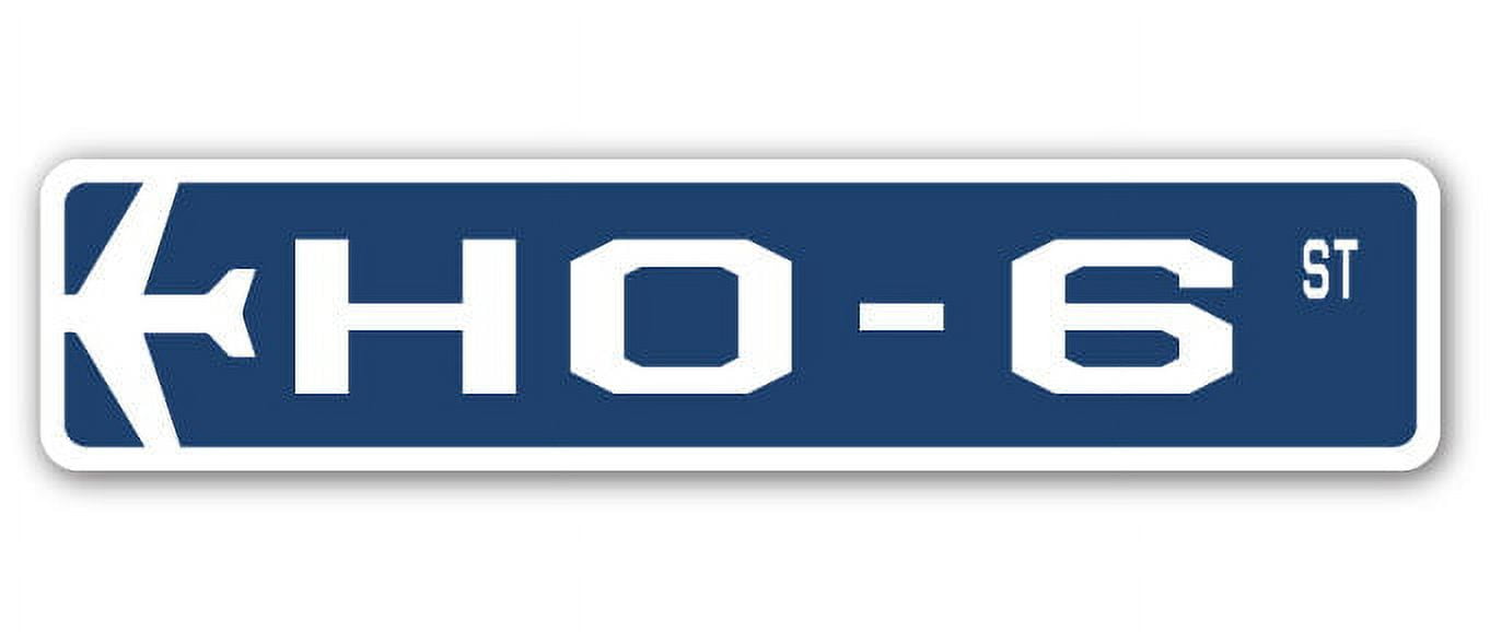 HO-6 Street Sign Air Force Aircraft Military | Indoor/Outdoor | 36 ...