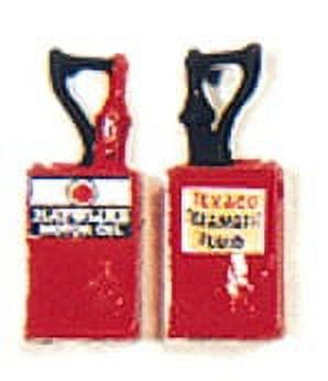 HO Custom Oil High Boy Tanks Red, Texaco (2) - Walmart.com