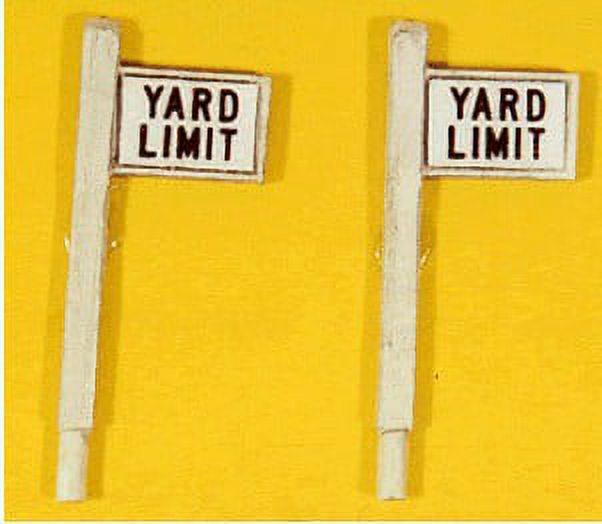 HO Custom Yard Limit Sign Set (2) - Walmart.com