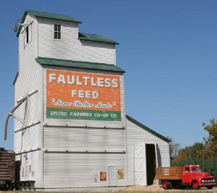 HO Faultless Feed Country Grain Elevator - Walmart.com