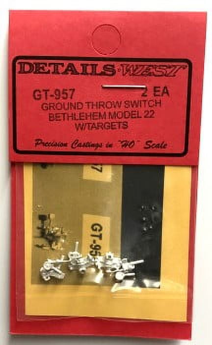 HO Ground Throw Switch Bethlehem Model 22 w/Targets (2ea) - Walmart.com