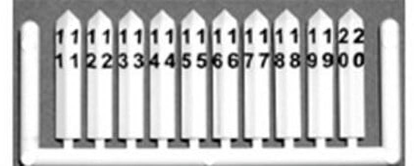 HO Milepost Markers Post Numbers 1 to 50 (50) - Walmart.com