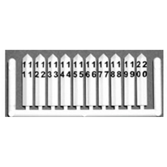 HO Milepost Markers Post Numbers 1 to 50 (50) - Walmart.com