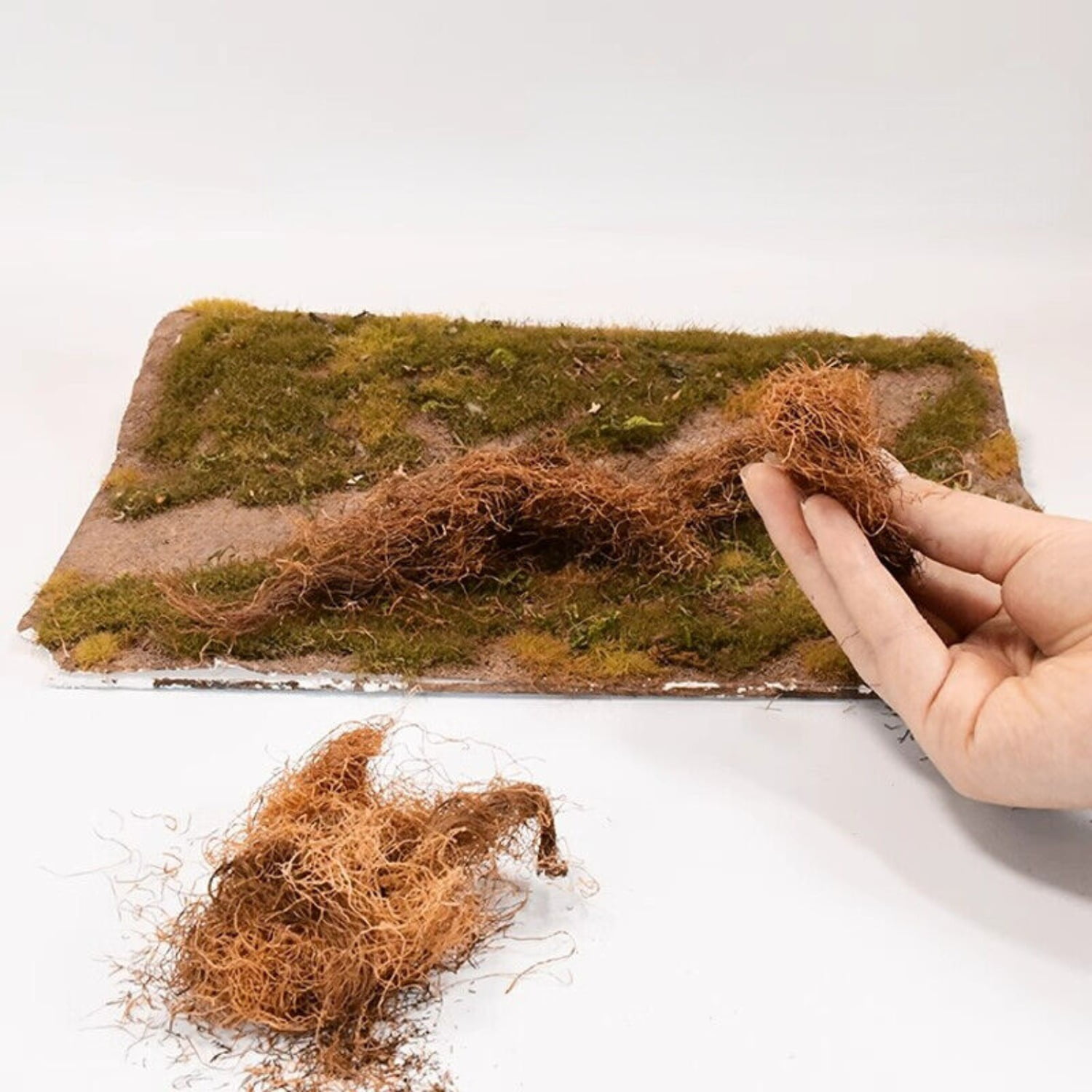 HO OO Scale Autumn Withered Grass Terrain Model Miniature Diorama War ...
