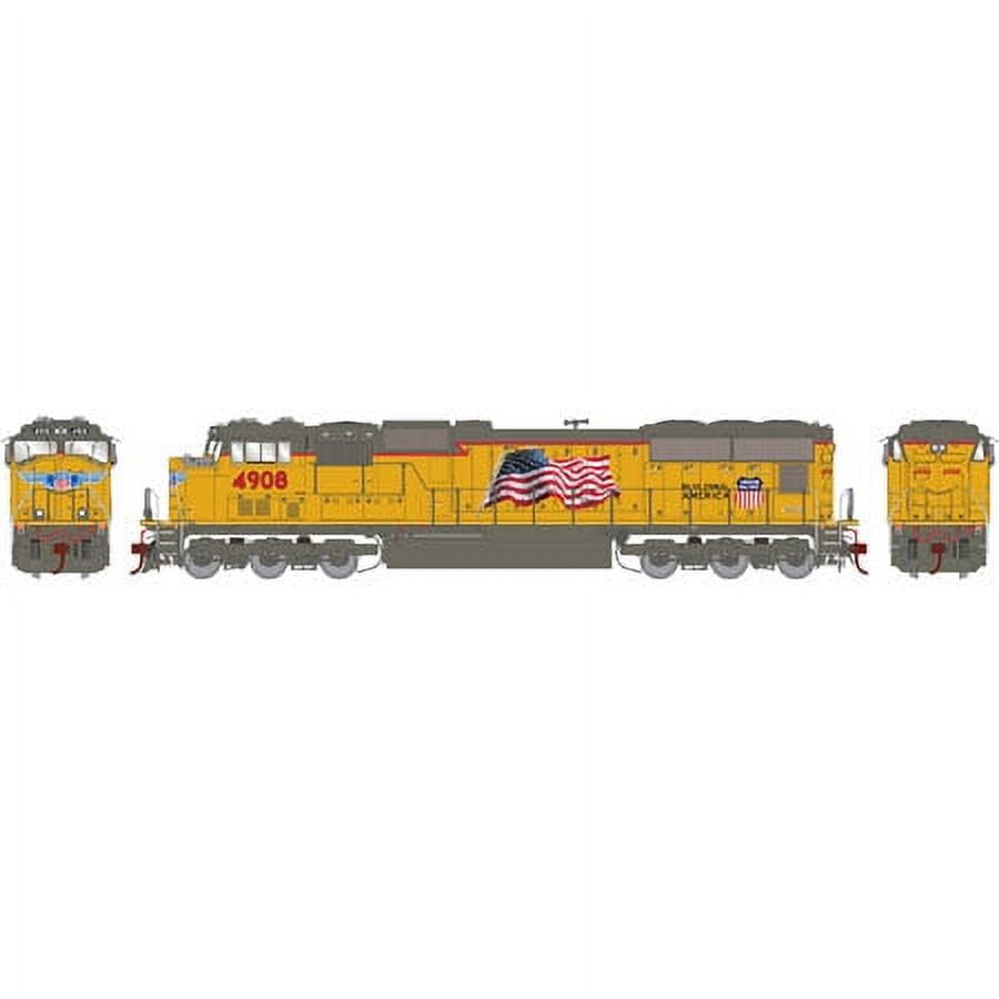 Athearn G69308 HO Union Pacific EMD SD70M Diesel Locomotive w/DCC & Sound #4908 - Walmart.com