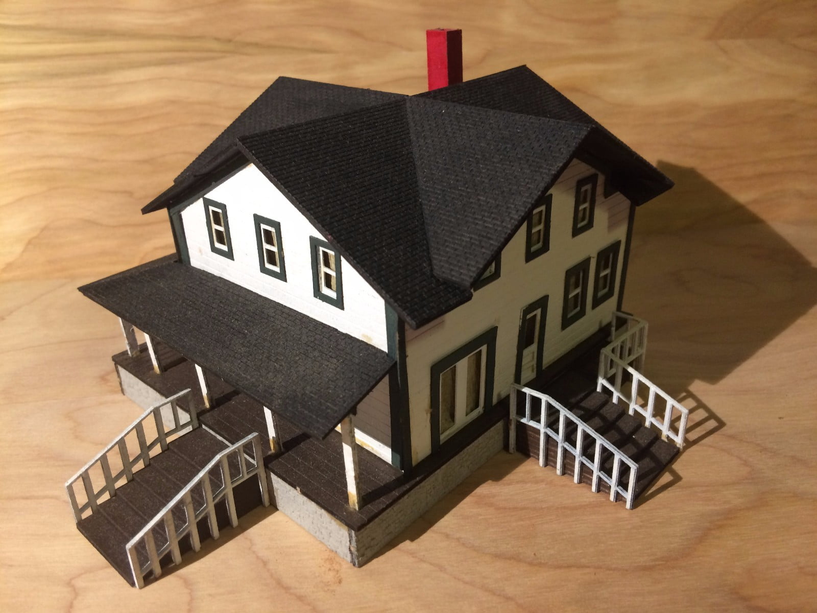 HO Scale Farm House Kit - Walmart.com