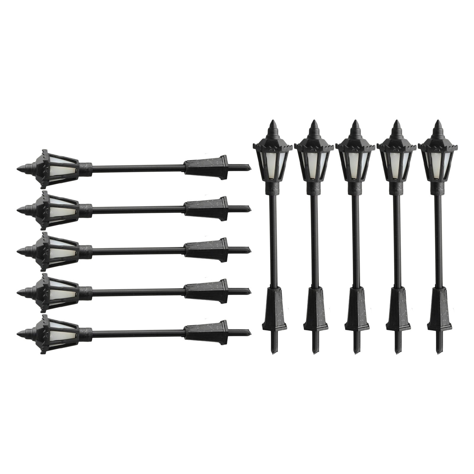 HO Scale LED Street Lamp Lighting Model Railway Train Accessories 10 ...