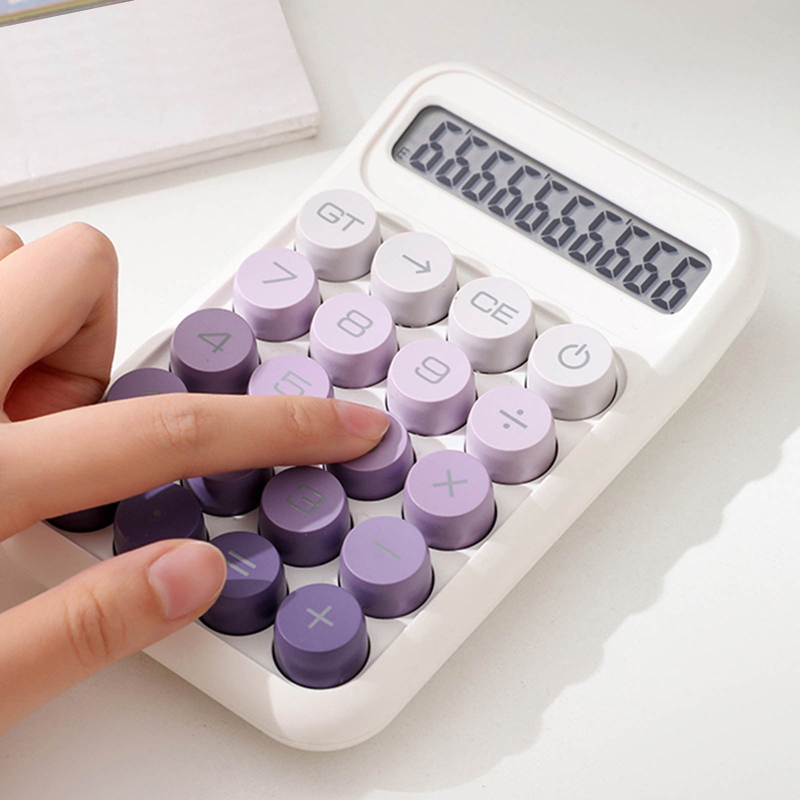 HOARBOEG 10-Digit LCD Display Mini Calculator - Compact & Portable ...