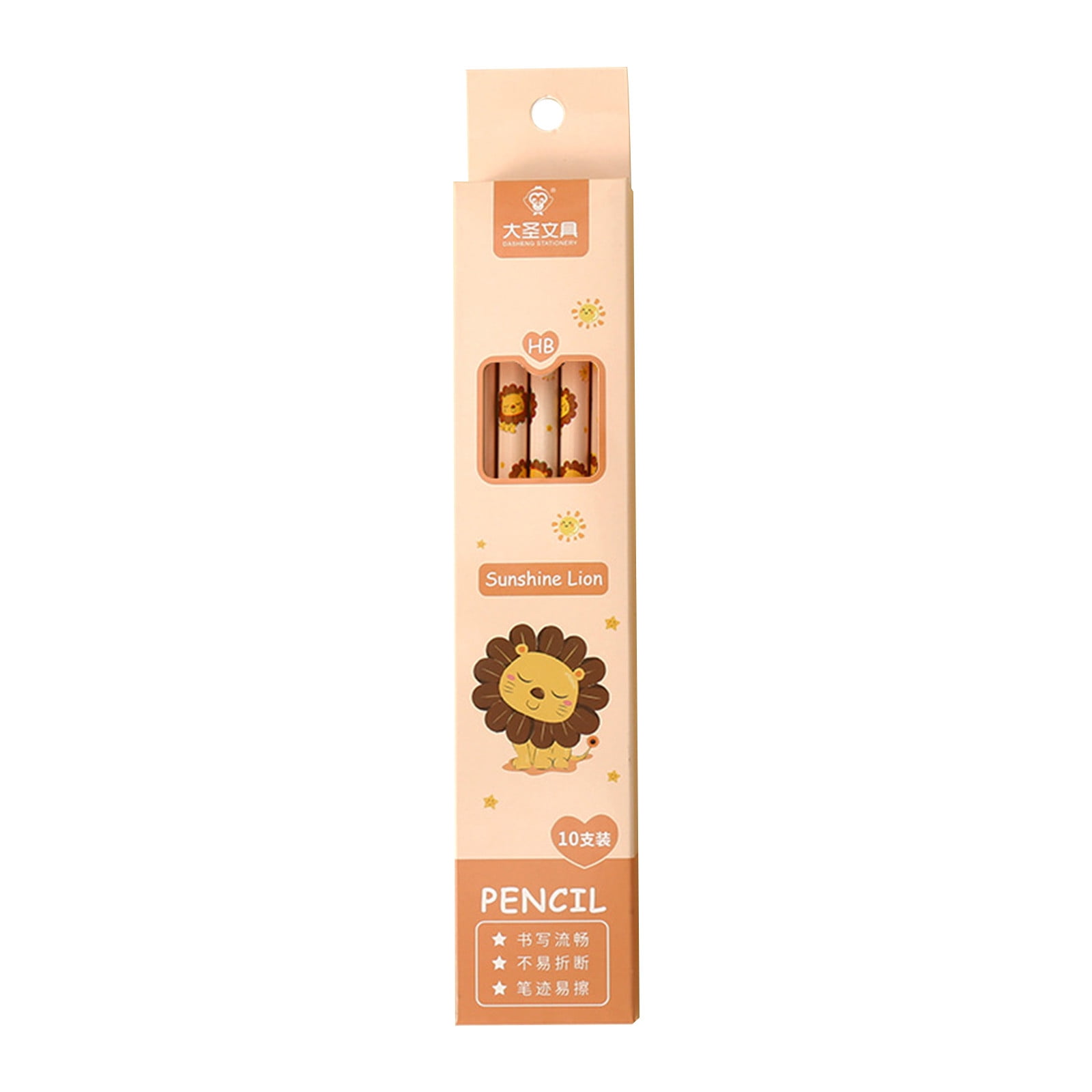HOARBOEG 10 Pack Adorable Pencils with Erasers Fun Shapes Wooden Pencil ...