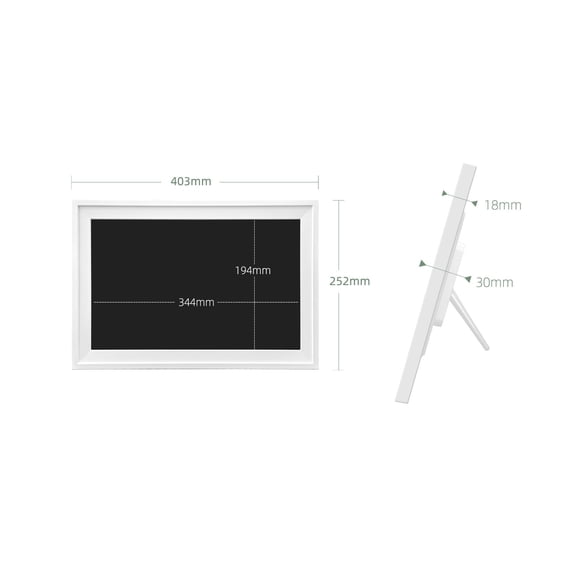 HOARBOEG 10" Smart Digital Calendar & Photo Frame – WiFi Touchscreen ...
