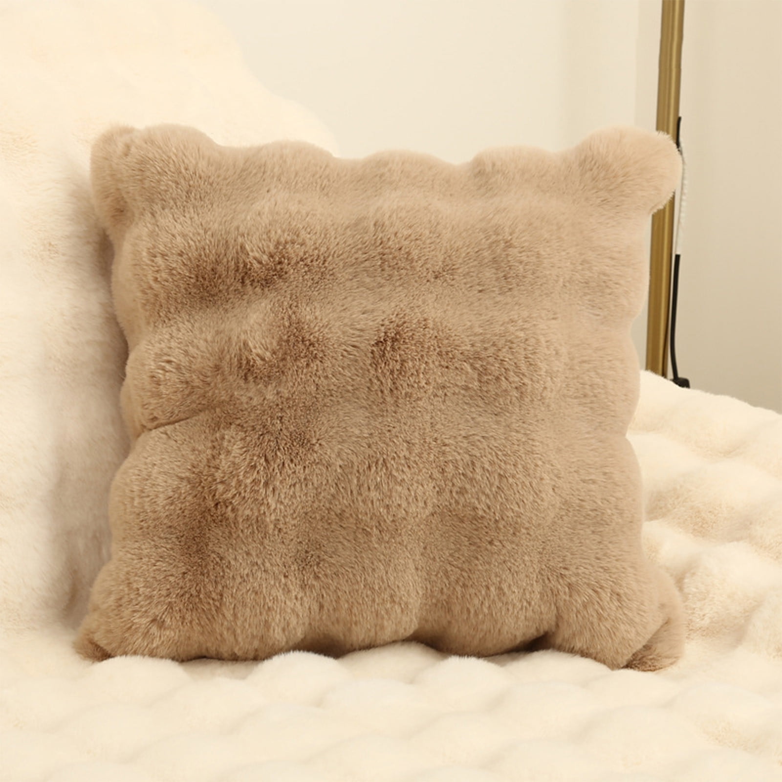 HOARBOEG 17.7x17.7 In Couch Back Cushions Plush Pillow Summer Hug ...