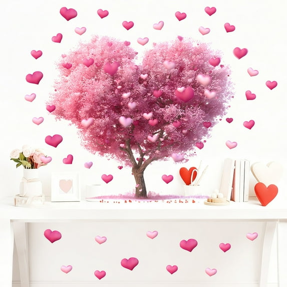 HOARBOEG 1Pcs Valentine's Day Stickers for Windows and Walls Large ...