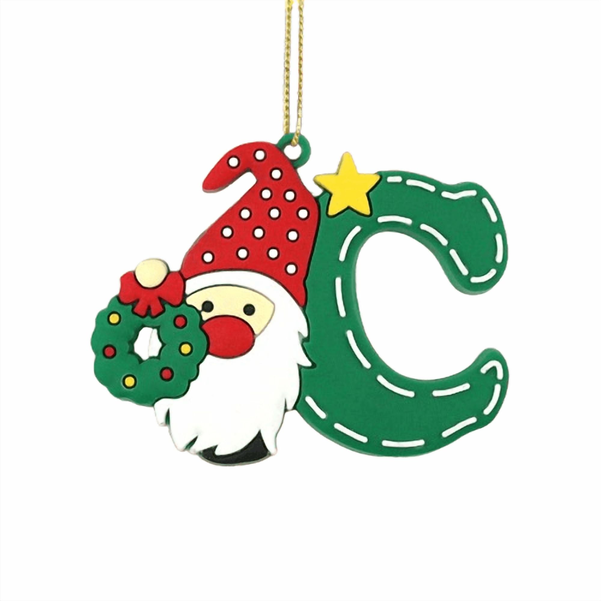 HOARBOEG 26 Pcs Christmas Letter Ornaments, Personalized Alphabet ...