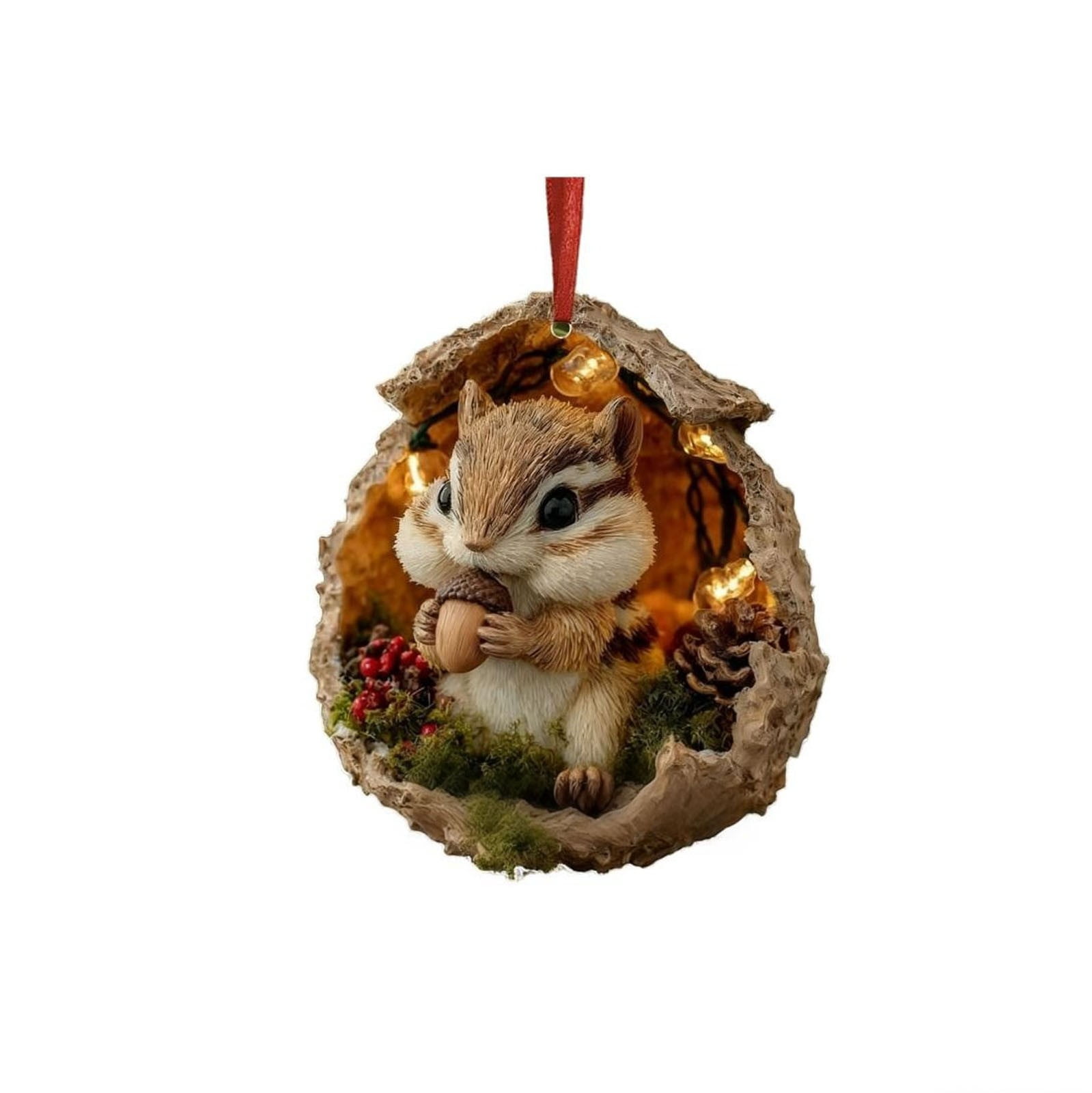 HOARBOEG 3.93in Forest Animals Christmas Tree Ornaments, Woodland ...