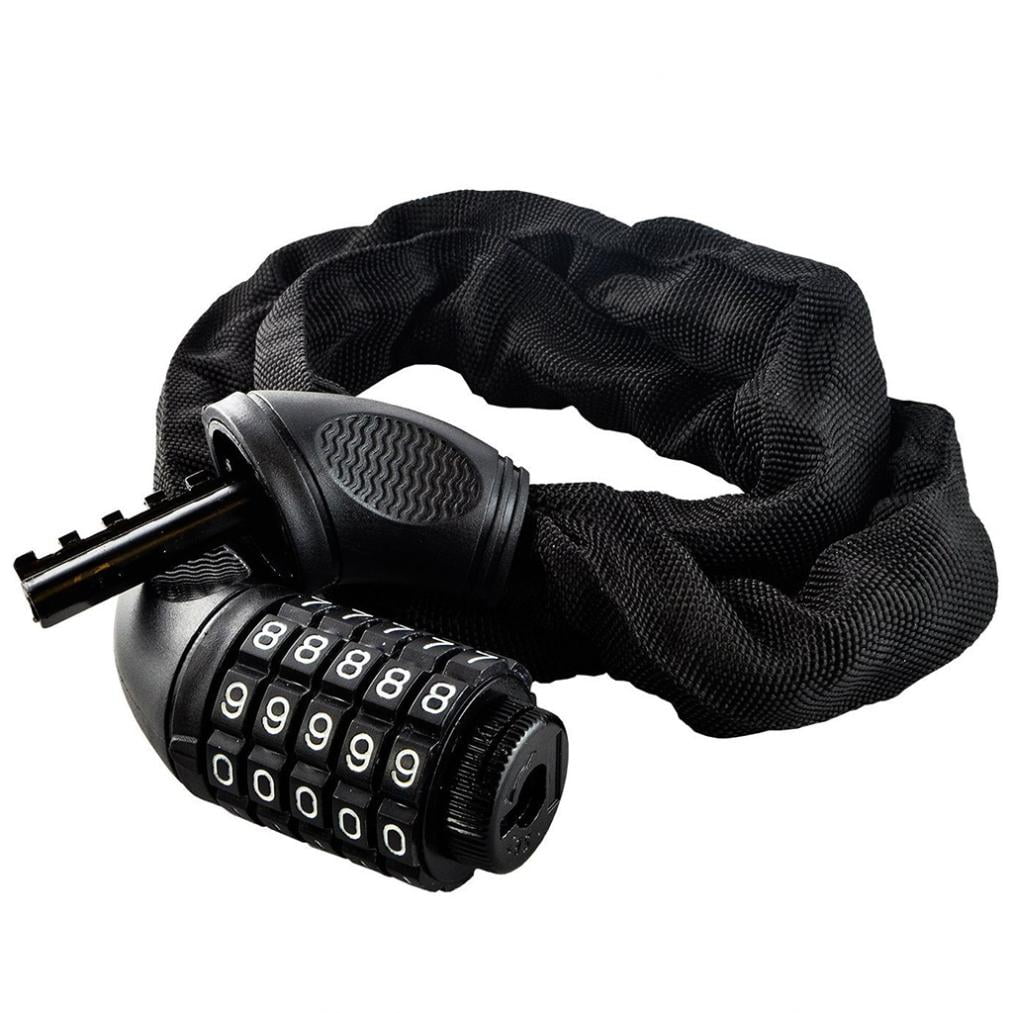 HOARBOEG Bicycle Lock Chain- 47.25in Long Heavy Duty Security Cable ...