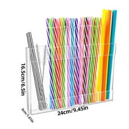Lirehad Wall Mounted Acrylic Comb Rack Organizer Easy Installation ...