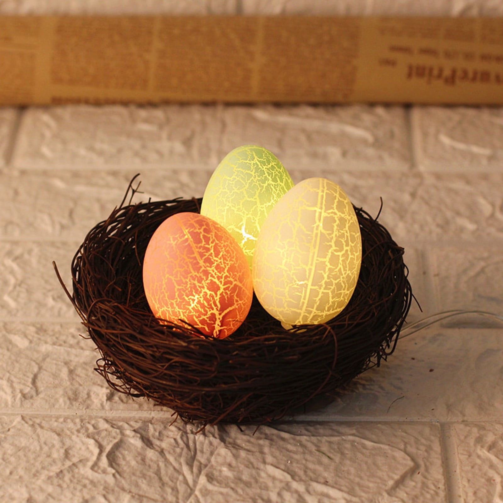 HOARBOEG Easter String Lights, Easter LED Eggs Lights With Battery ...