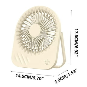 Desk Table Fans, 5 Inch Mini USB Fan, Personal Portable Desktop Cooling ...