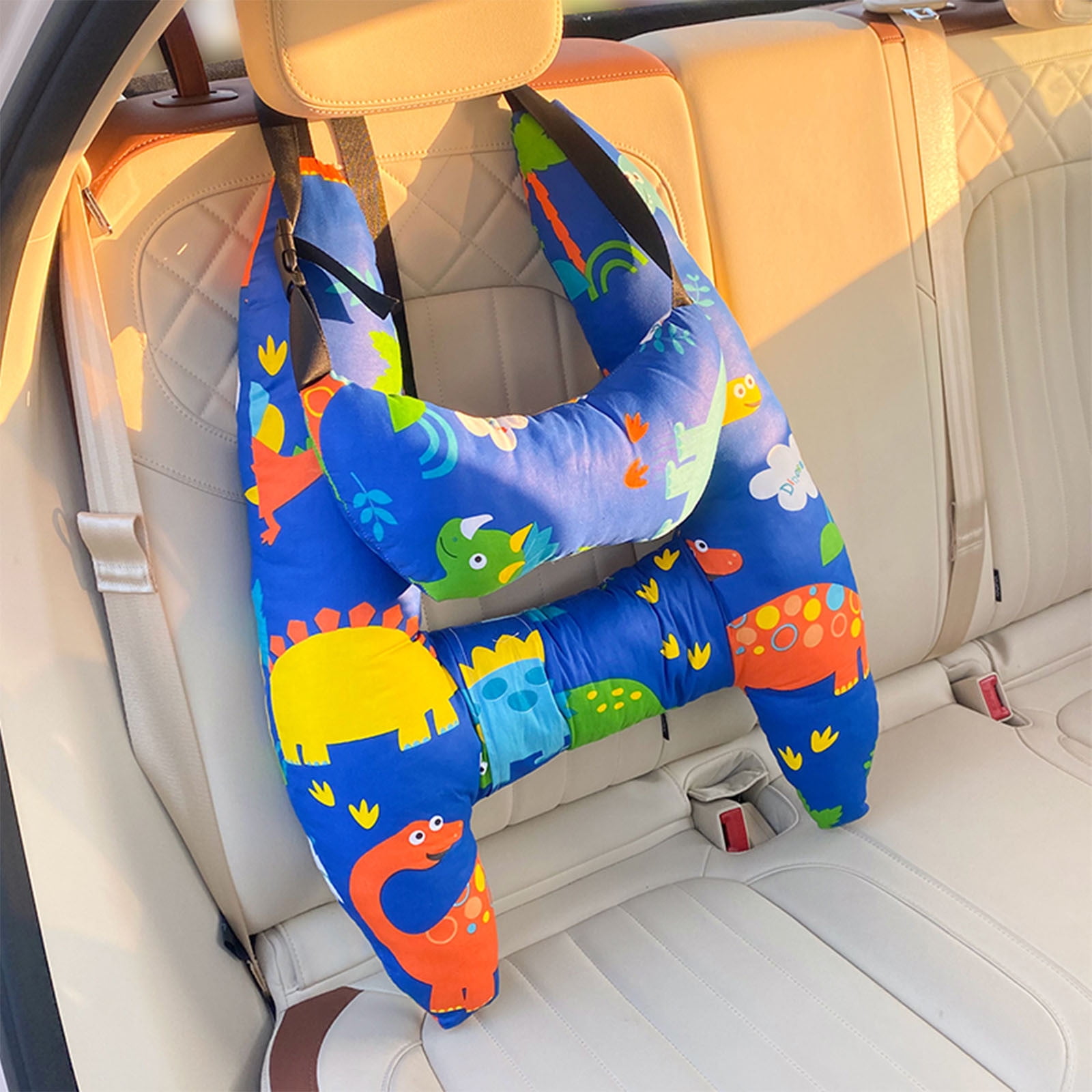 HOARBOEG H-Shape Car Pillow Sleeping Head Support, Portable Travel Kids ...