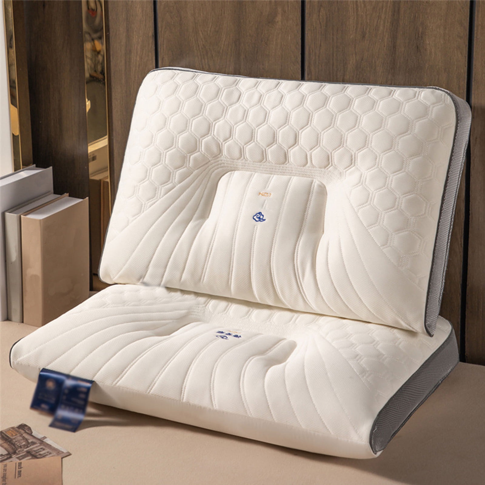 HOARBOEG Hotel Grade Pillow for Sleeping, Queen Size Soft and ...