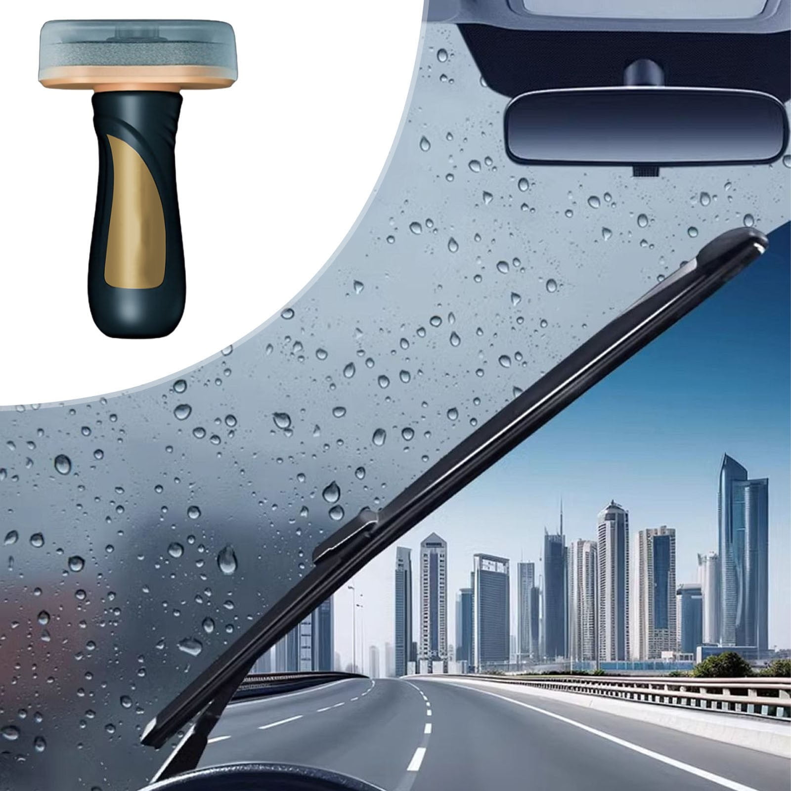 HOARBOEG Hydrophobic Windshield Coating & Oil Film Remover, Water ...