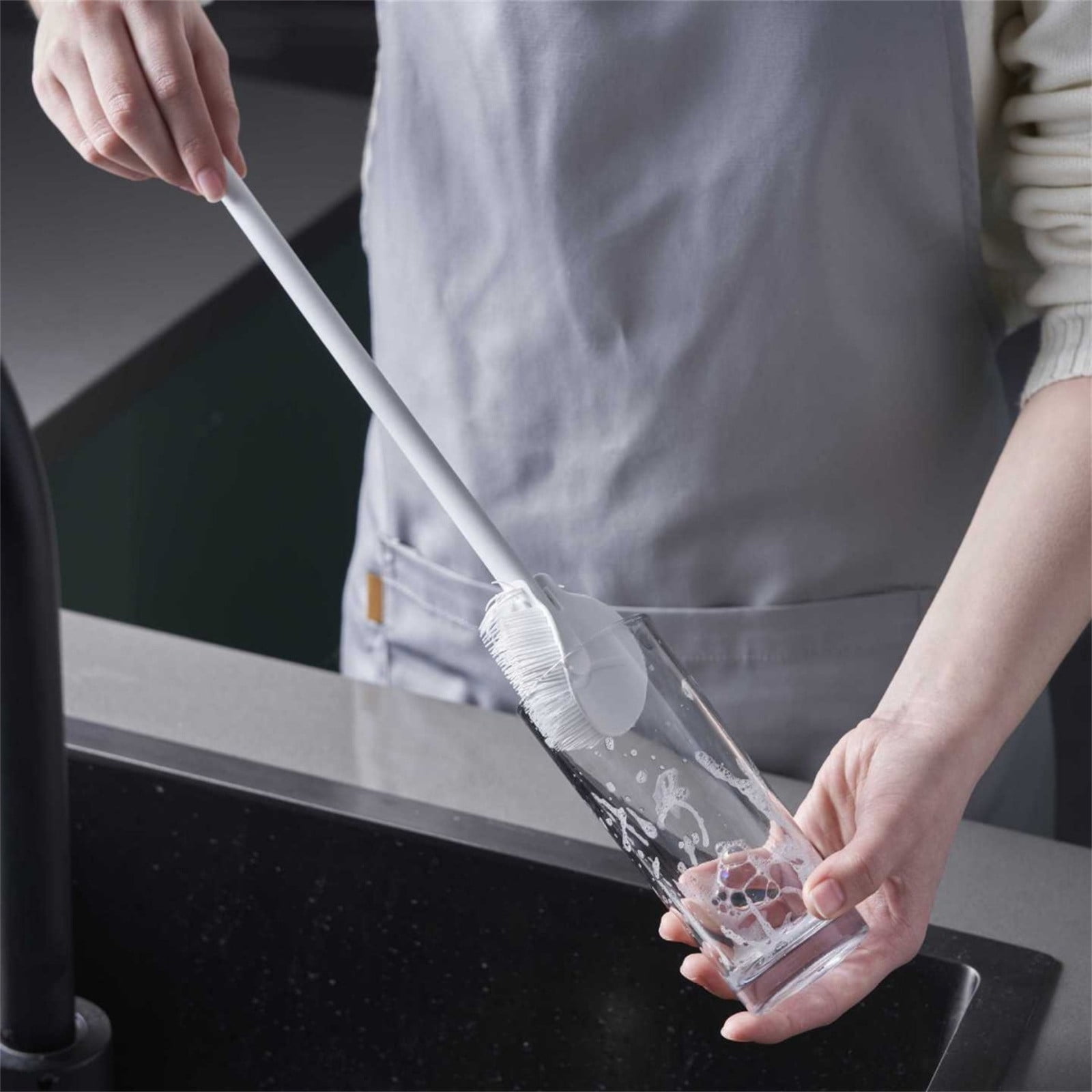 HOARBOEG Long Handle Cup Washing up Brush Kitchen Cleaning Brush ...