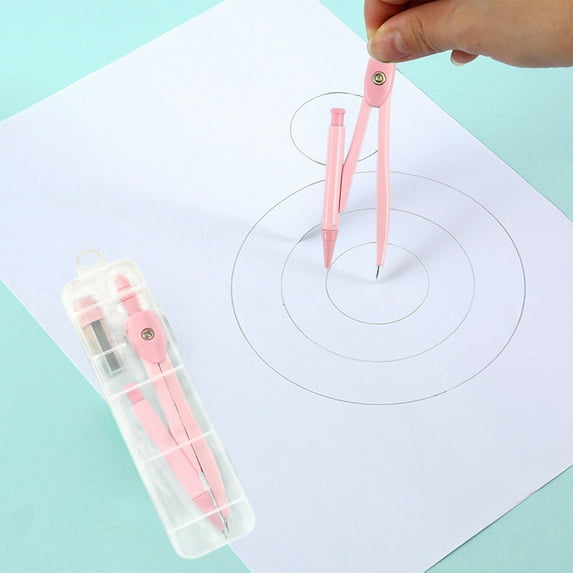 HOARBOEG Metal Compass for Geometry, Professional Drawing Compass with ...