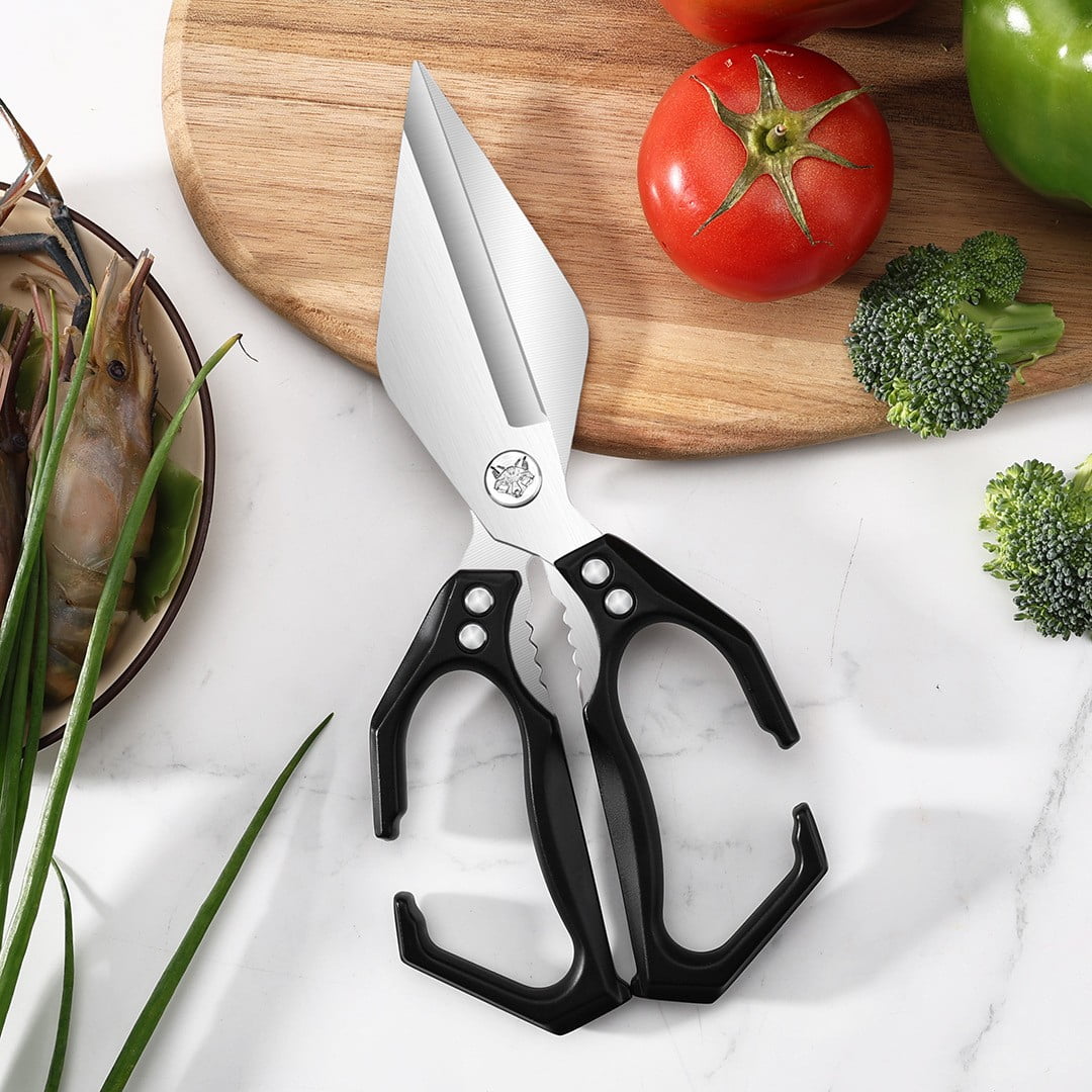 HOARBOEG Multifunctional Kitchen Scissors for Meat, Vegetables, Fish ...