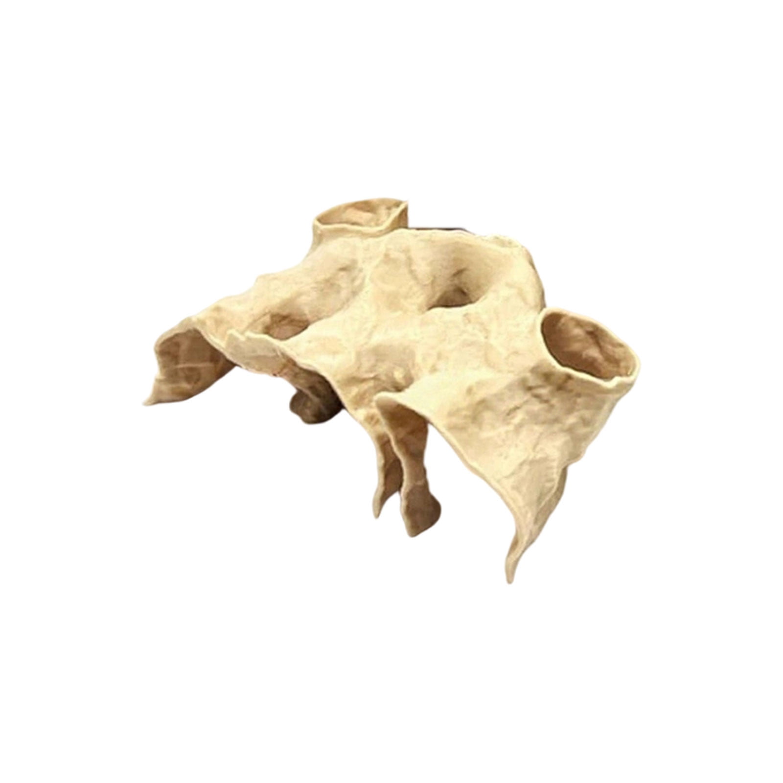 HOARBOEG Natural Printed Fish Tank Cave with Under Gravel Tunnel ...