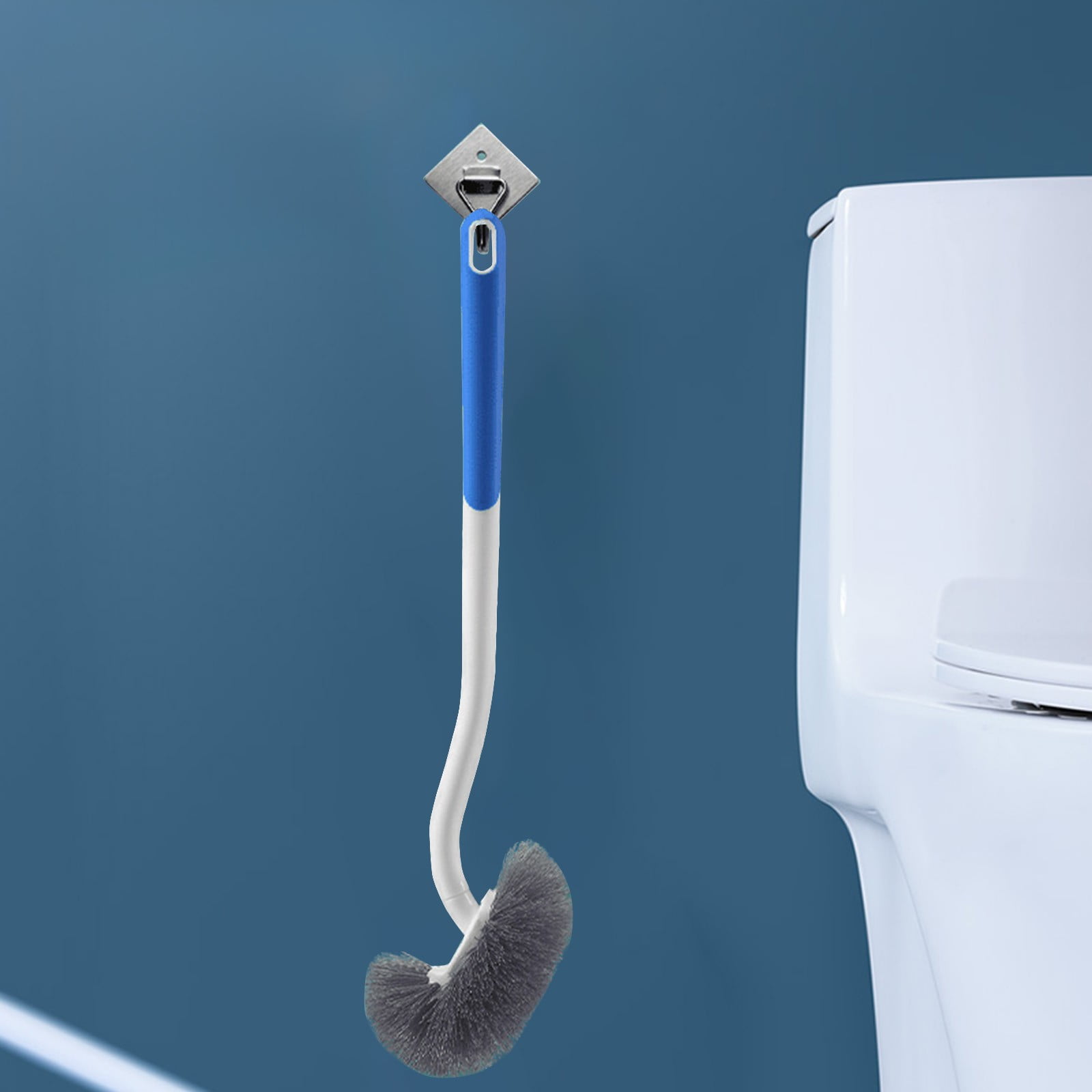 HOARBOEG New S-Shaped Design Toilet Bowl Brush-2-In-1 Multifunctional ...