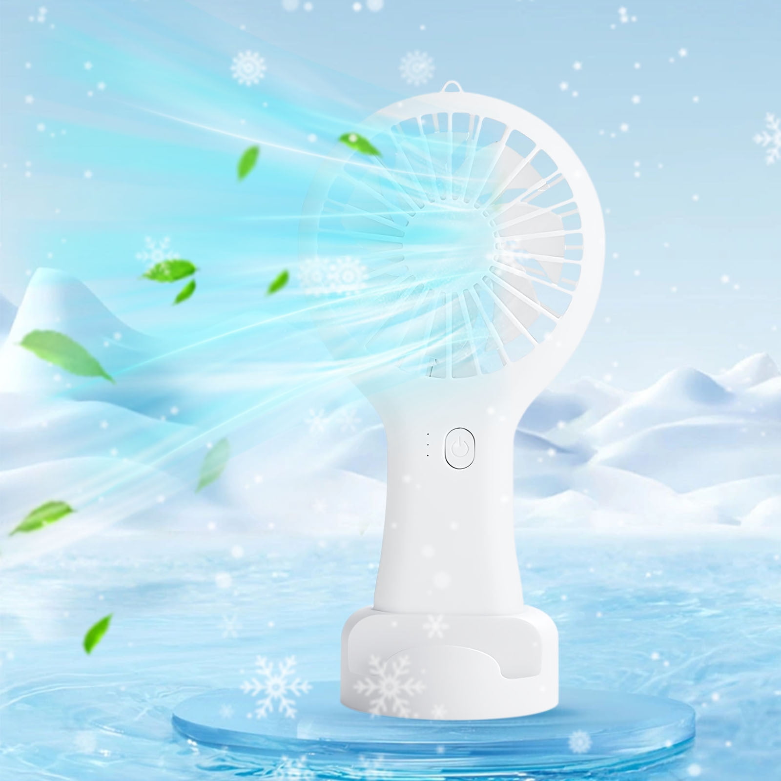 HOARBOEG Portable Mini Fan USB Rechargeable Small Handheld Fan with 3 ...