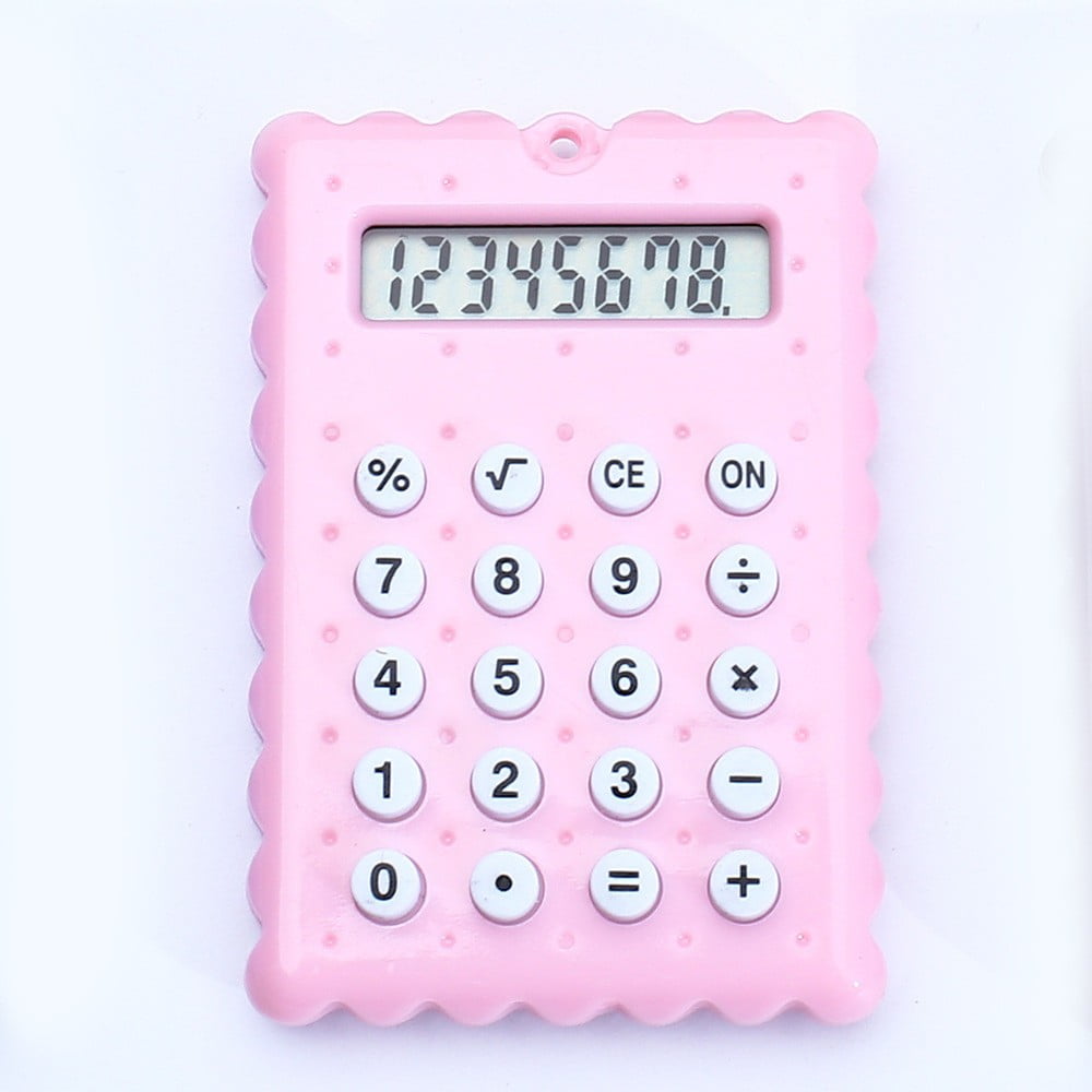 HOARBOEG Portable Mini Flip Calculator with 8-Bit LCD Display ...