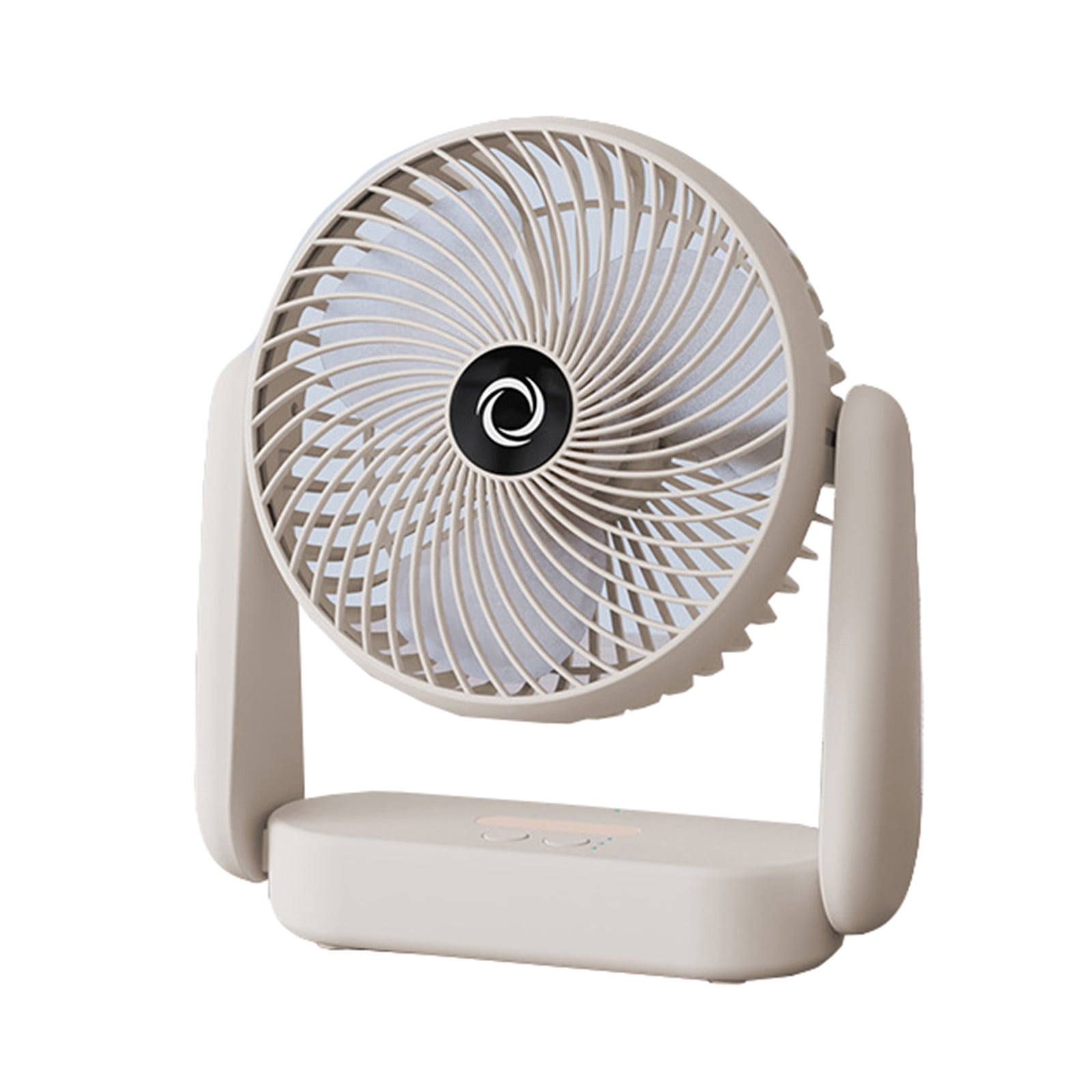 HOARBOEG Portable USB Desk Fans with LED LightSilent Lightweight Table ...