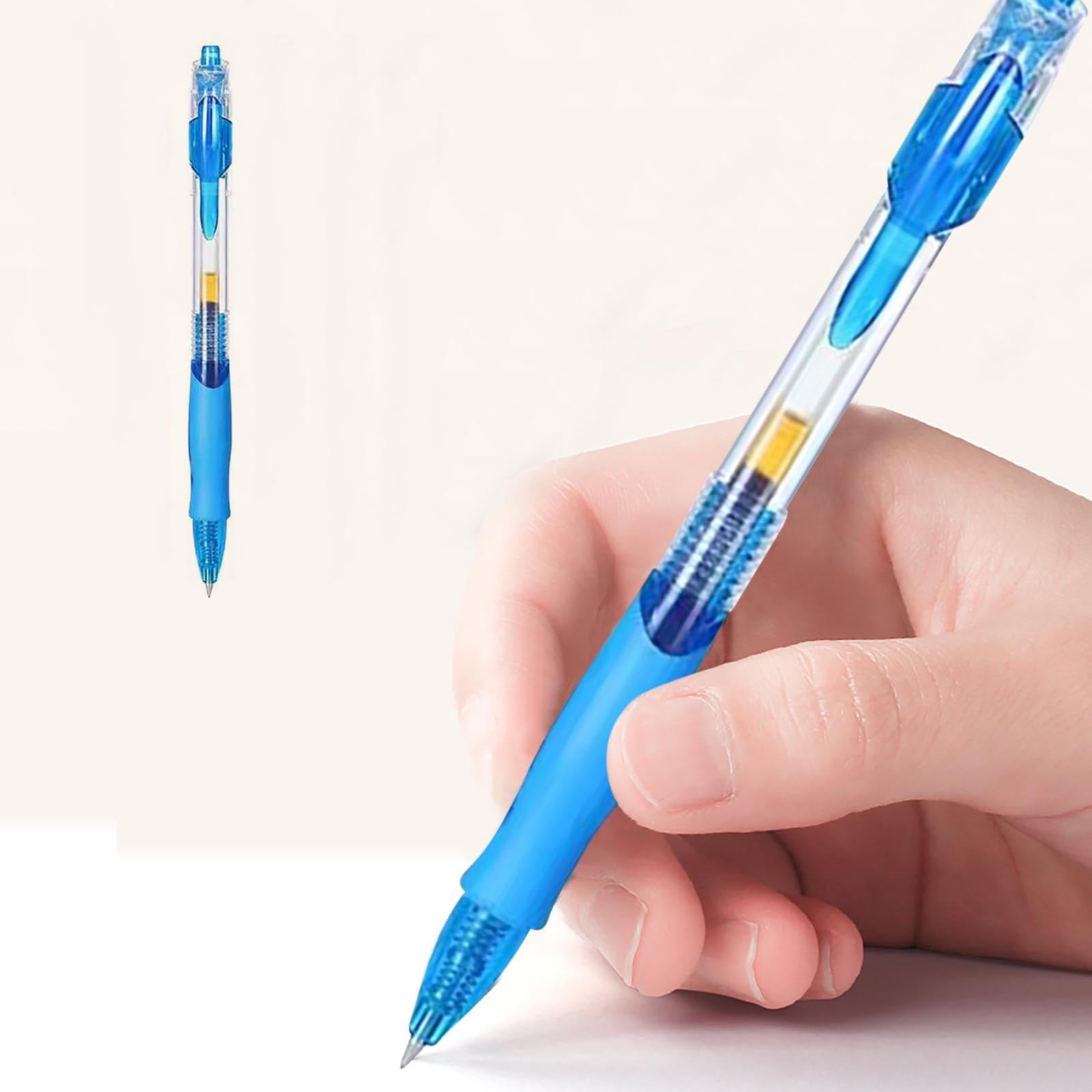 HOARBOEG Retractable Pen Set 5-Pack Gel Pens Set Large Capacity Movable ...