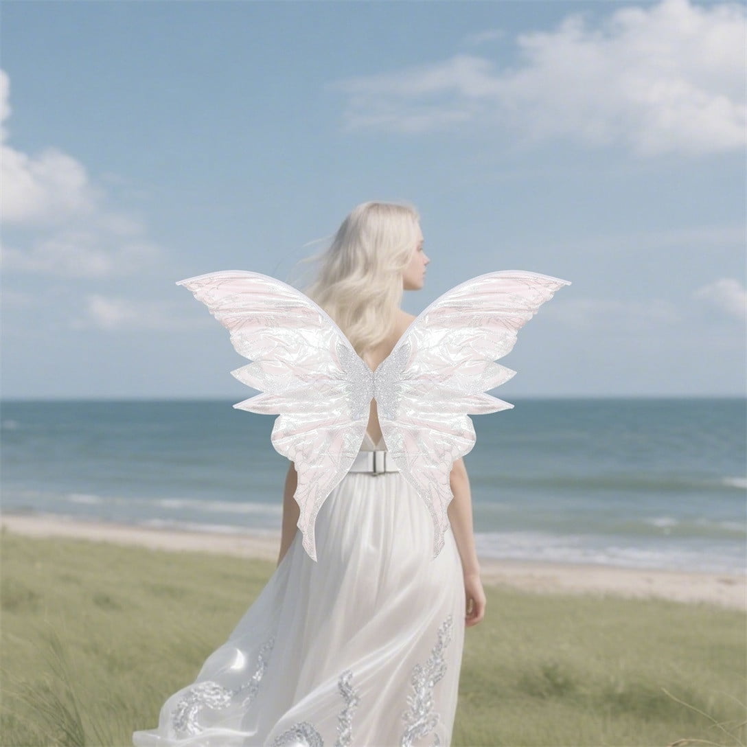 HOARBOEG Sparkly Fairy Wings for Women with Elastic Shoulder Straps ...