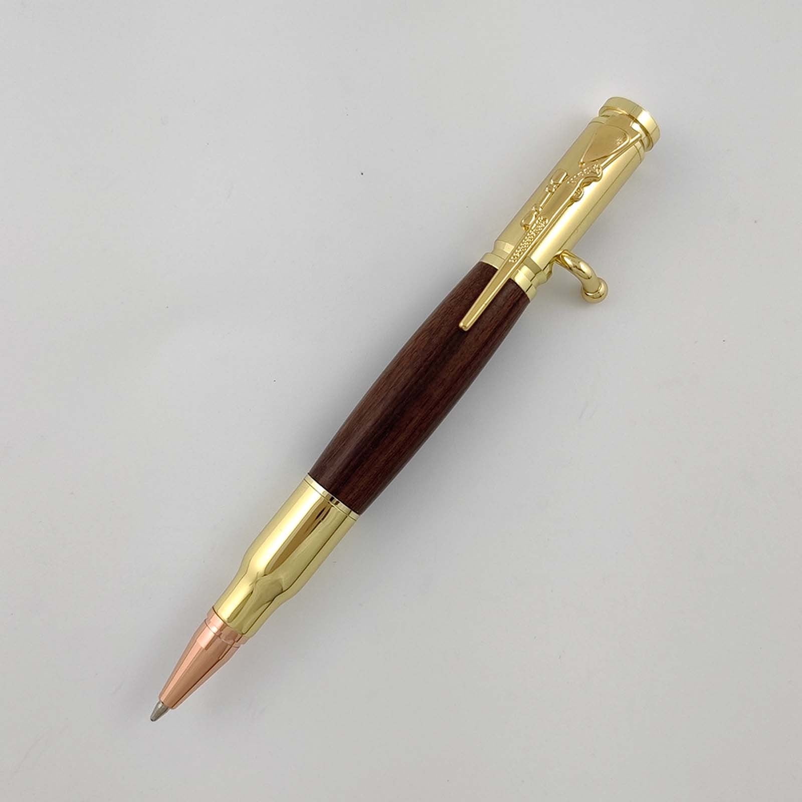 HOARBOEG Stress Relieving Wooden Ballpoint Pen - Fun Press & Pull ...