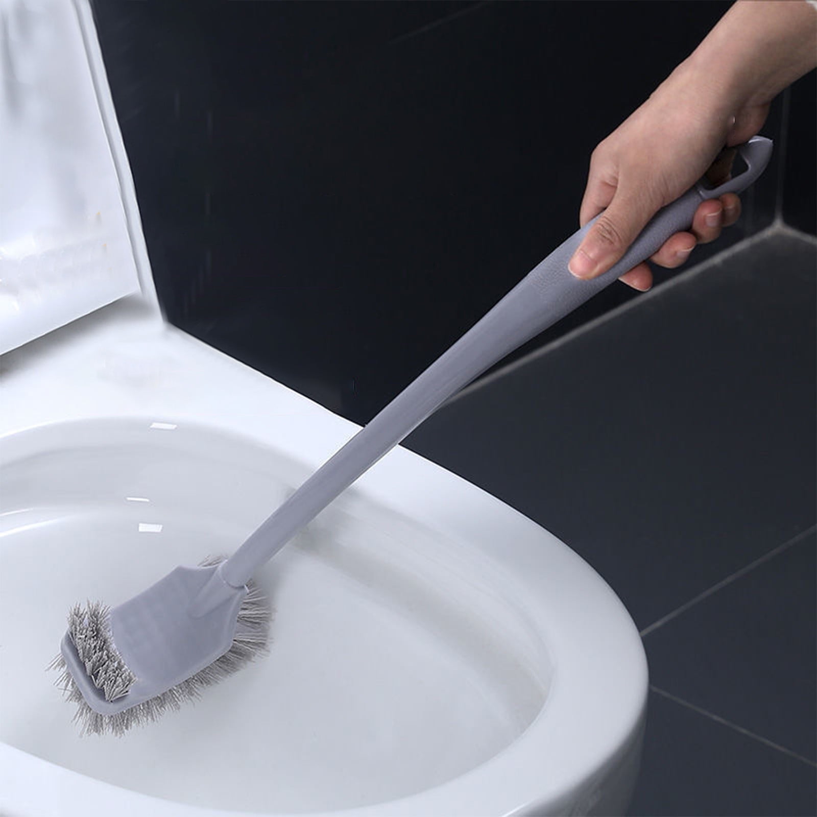 HOARBOEG Toilet Bowl Brushes with Caddy Toilet Bowl Brush Set 2 Type ...