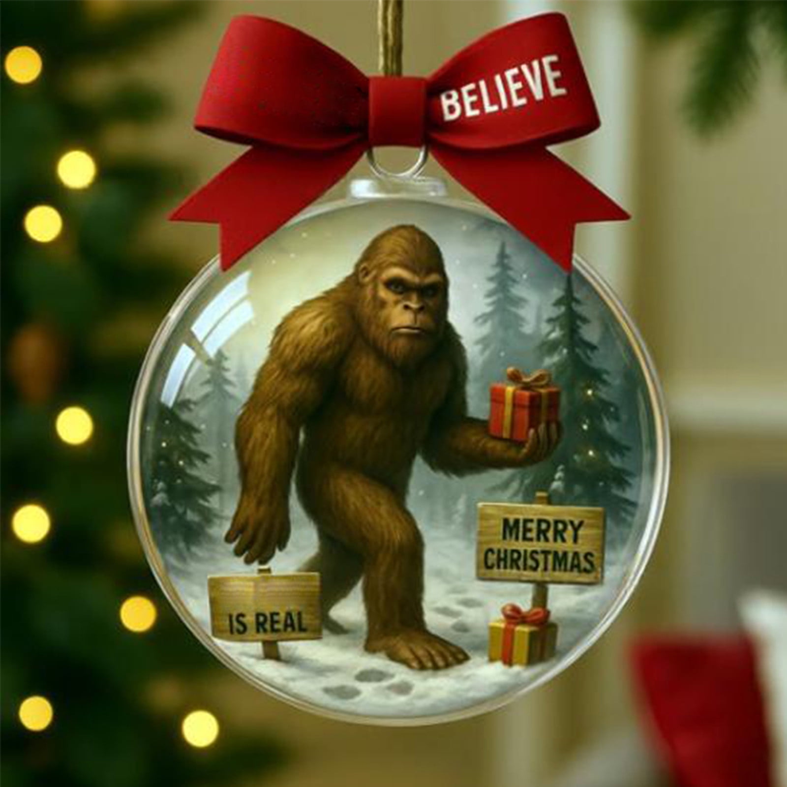 HOARBOEG Unique Christmas Bauble Ornament, Playful Holiday Tree ...