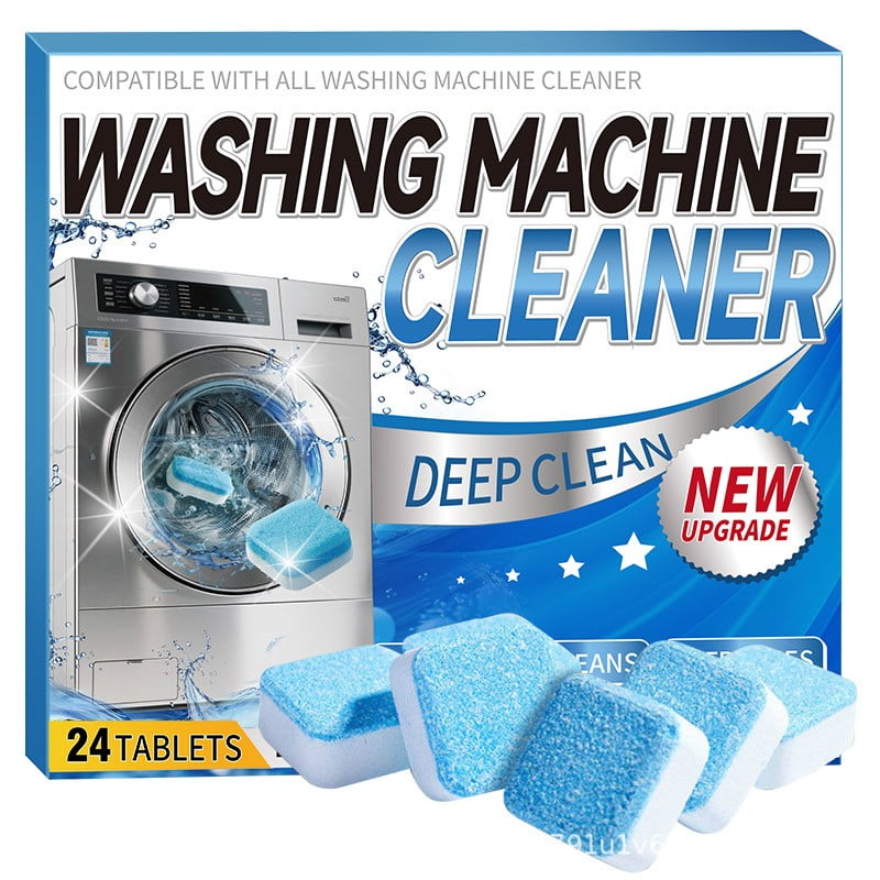 HOARBOEG Washing Machine Cleaner Tablets, 24-Count Deep Cleaning ...
