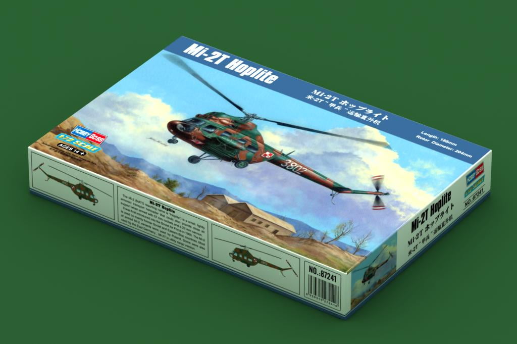 HOBBY BOSS PLASTIC MODELS 1/72 MIL MI-2t Hoplite Plastic Models ...