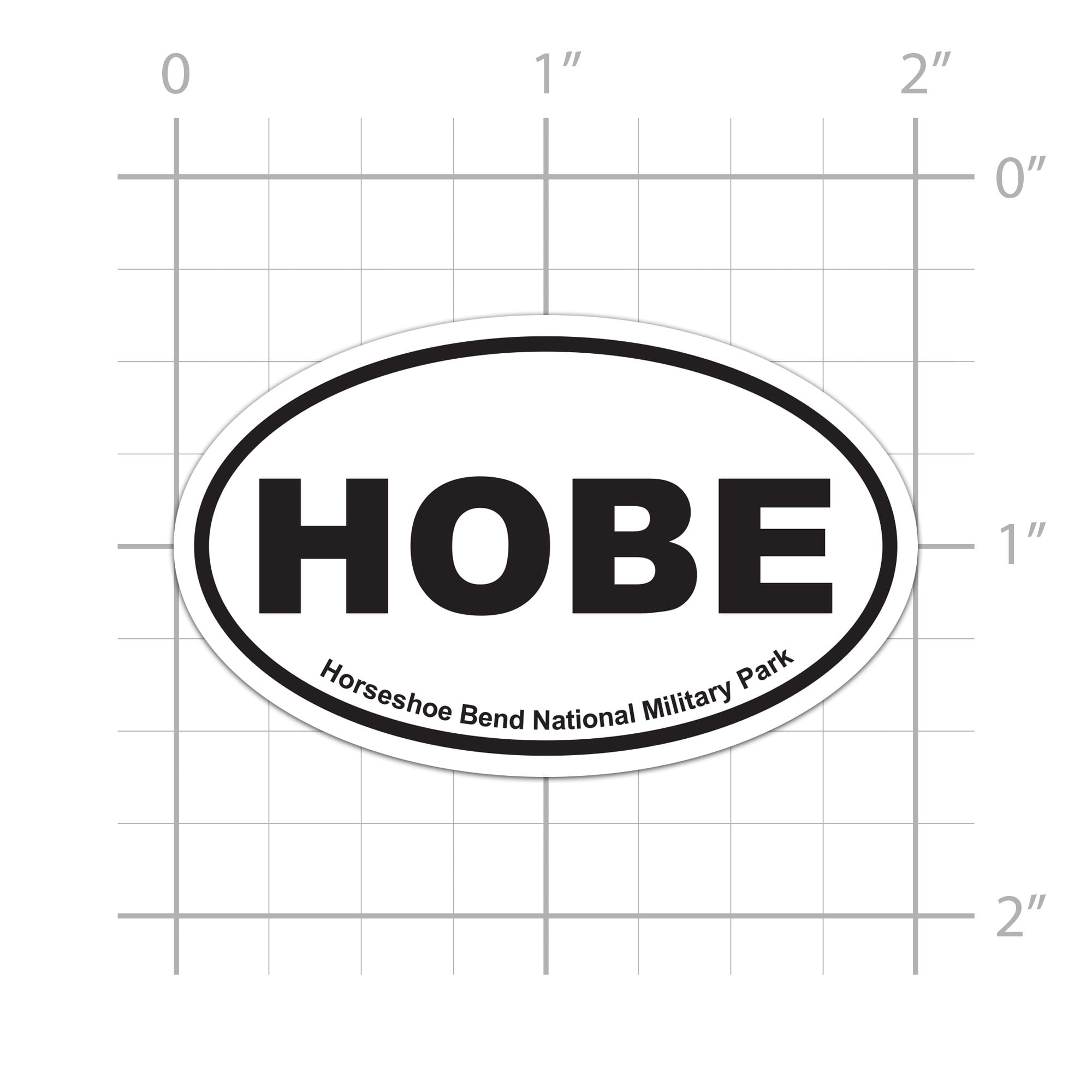 HOBE Horseshoe Bend National Military Park Sticker for water bottle ...