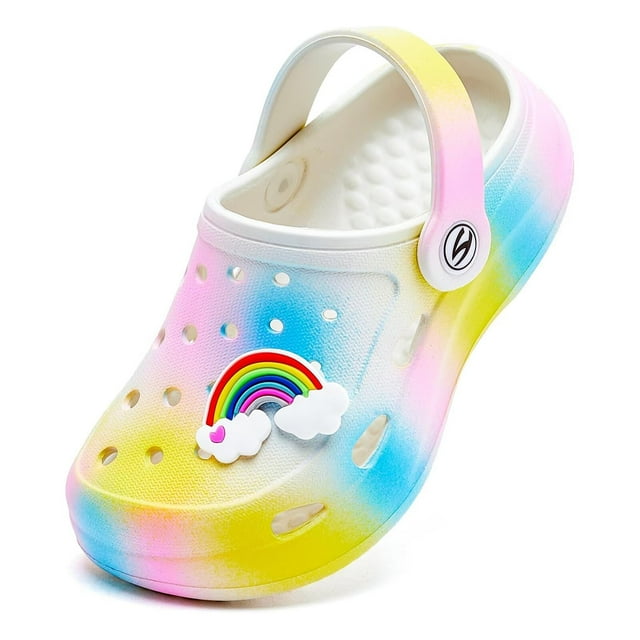 GUBARUN Boys Girls Classic Garden Clogs Kids Slip on Sandals Slipper ...