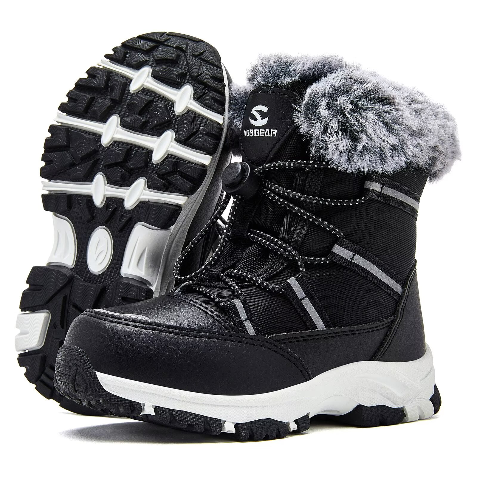 GUBARUN Boys Toddler Snow Boots Waterproof Slip Resistant Outdoor ...
