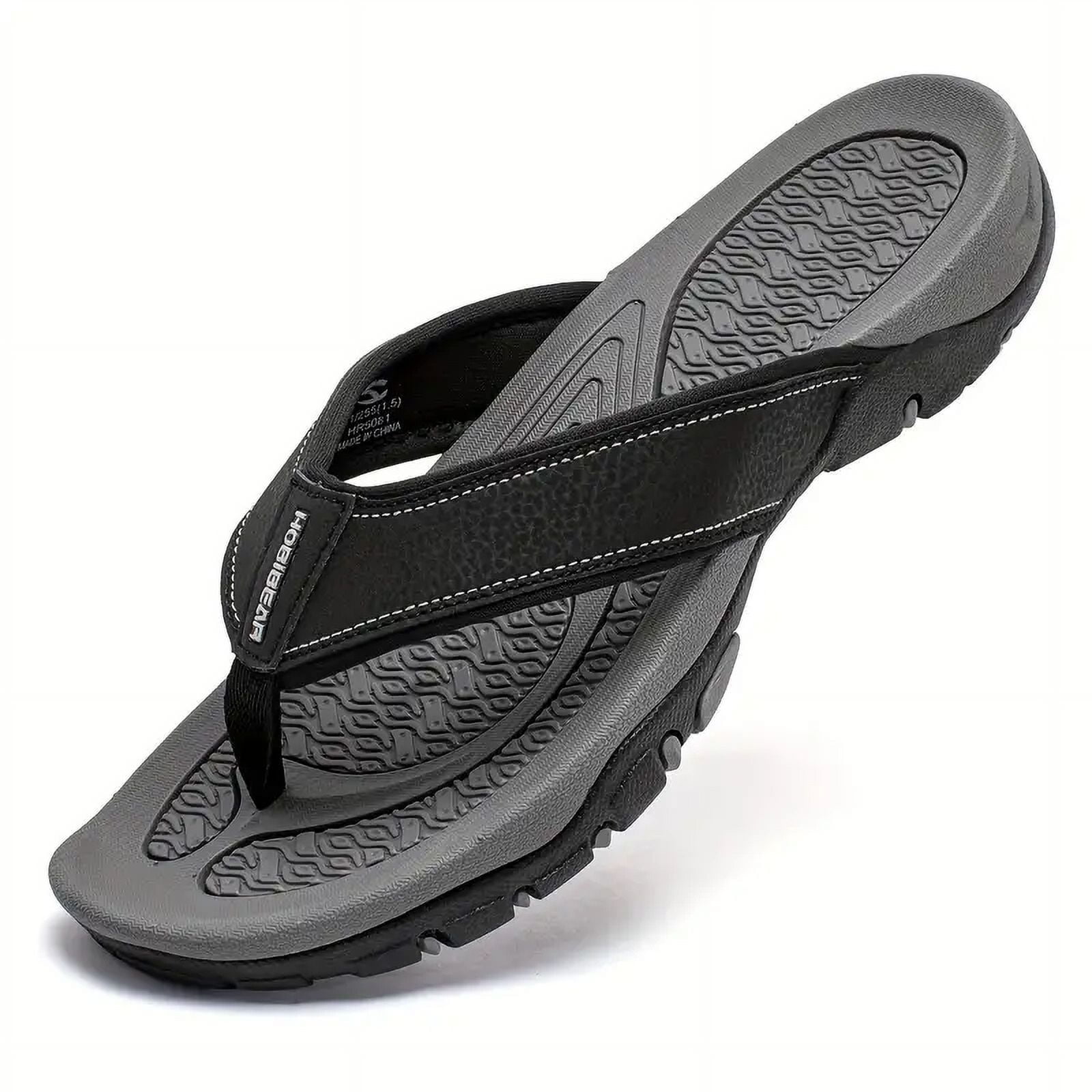 HOBIBEAR Mens Sport Sandals - Ultra-Comfortable Flip Flops with Durable ...
