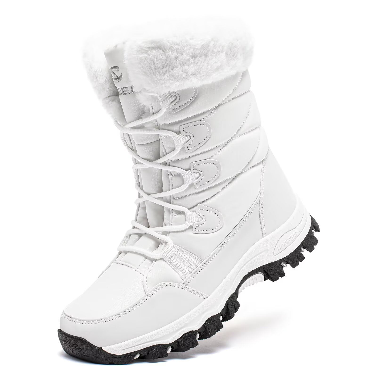 HOBIBEAR Women's Waterproof Snow Boots, Lightweight, Warm, Faux Fur ...